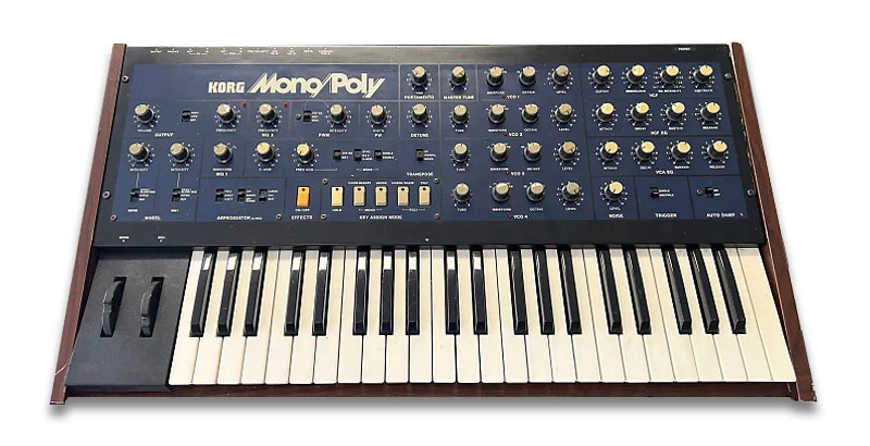 KORG MONO-POLY - The Analog Power of Four Oscillators